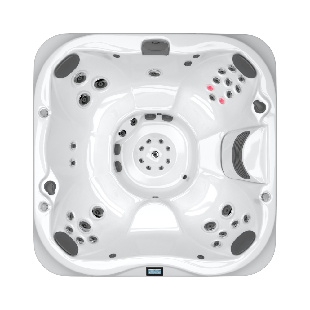 J-345™ COMFORT HOT TUB WITH OPEN SEATING Designer Hot Tub with Open ...