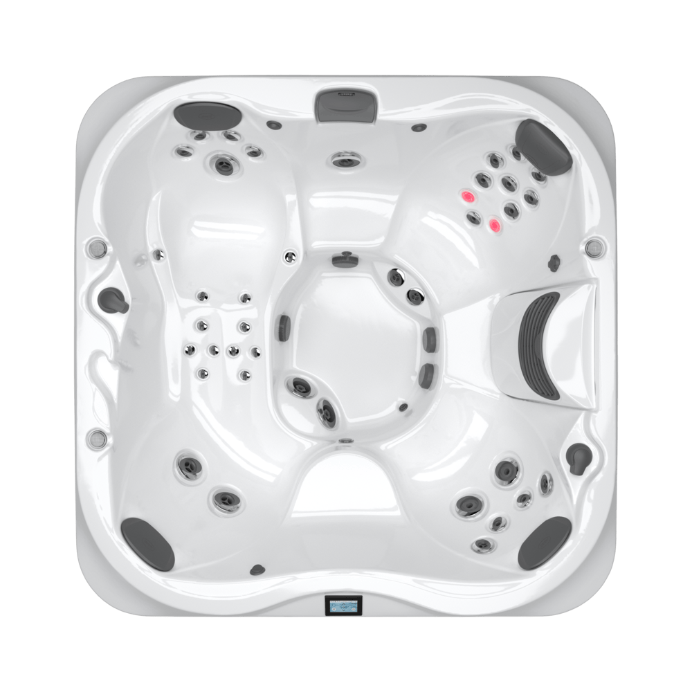 J-335™ COMFORT WITH COMPACT LOUNGE SEAT Designer Hot Tub with Open ...
