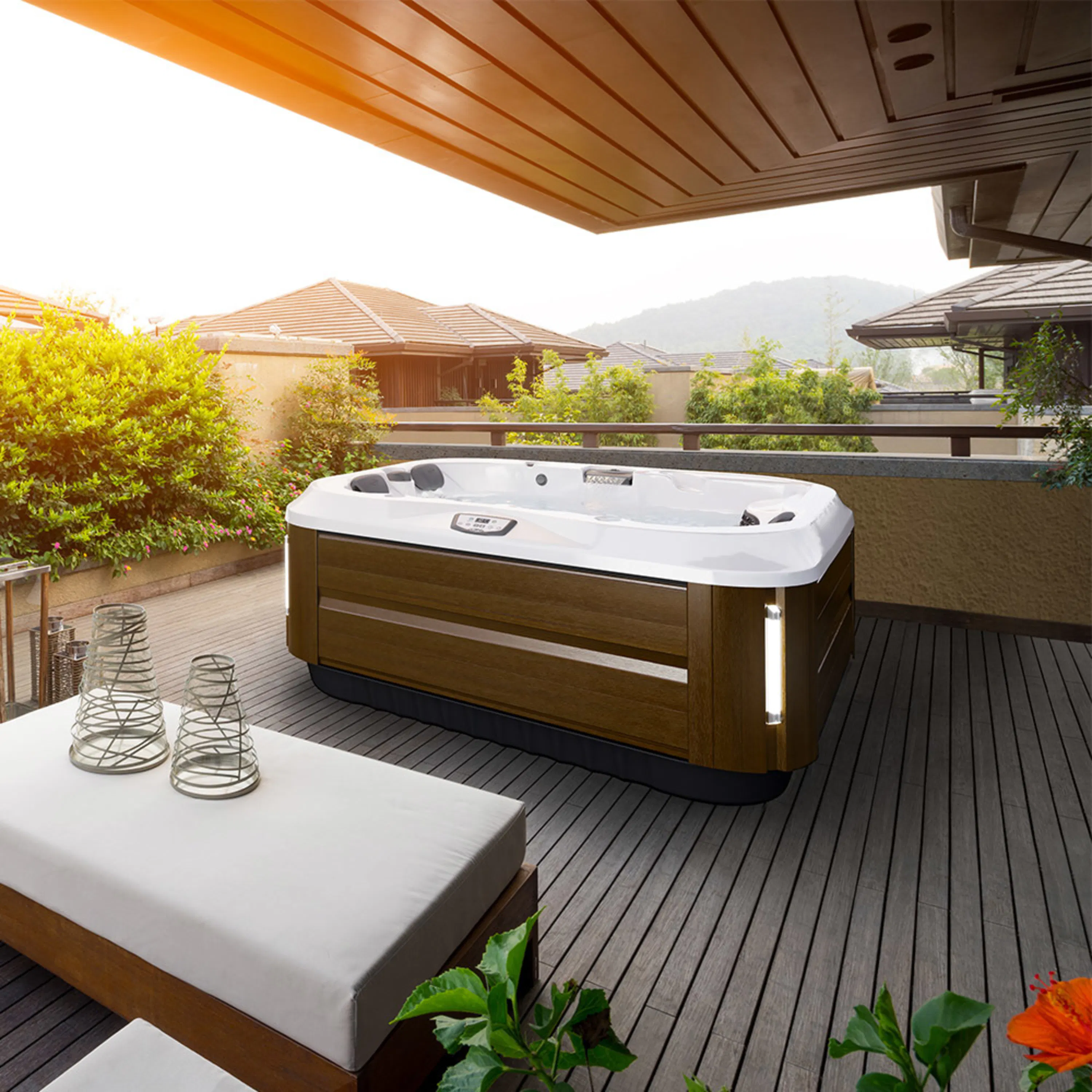 Spas exterior de 2 y 3 personas | Hidromasaje Jacuzzi | Jacuzzi® España